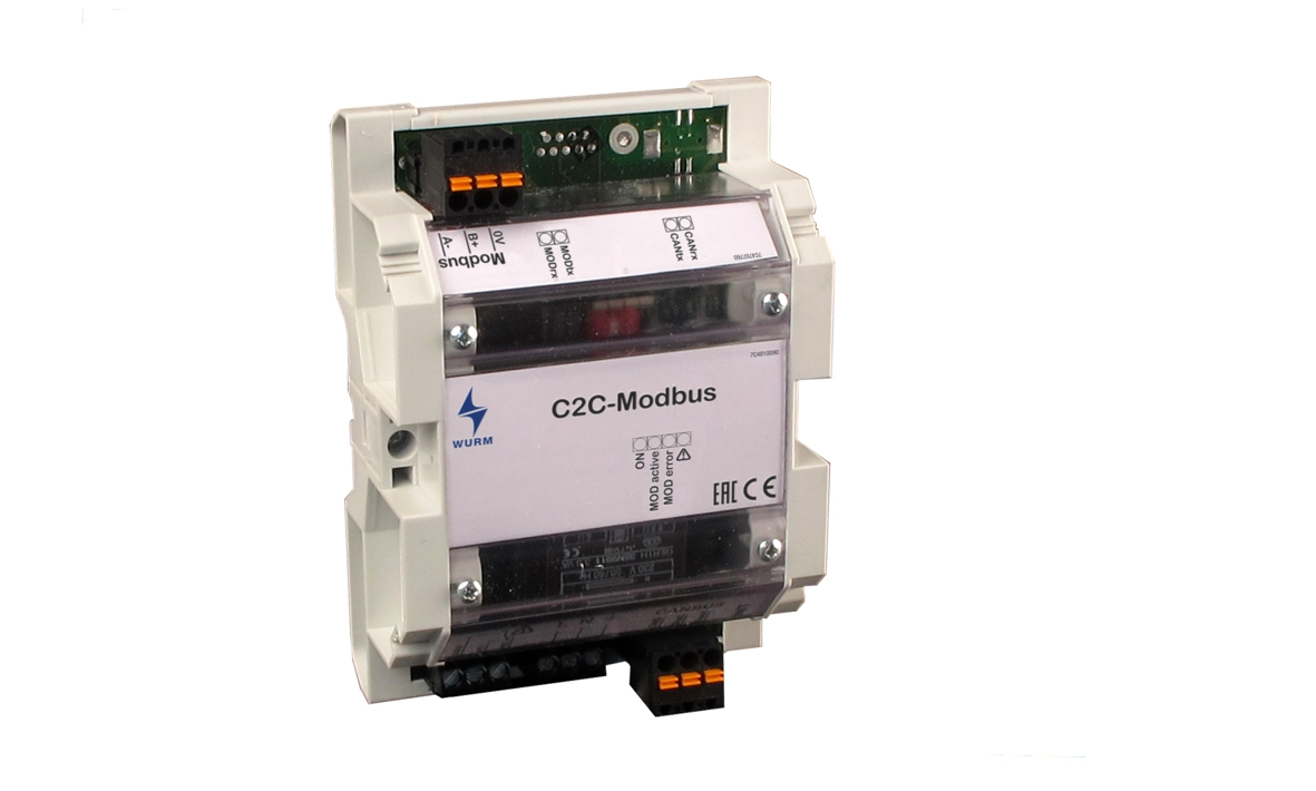 С2С-Modbus_v1,x Шлюз для під'єднання пристроїв MODBUS slave - Refclim
